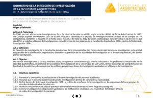 Normativo – FARUSAC